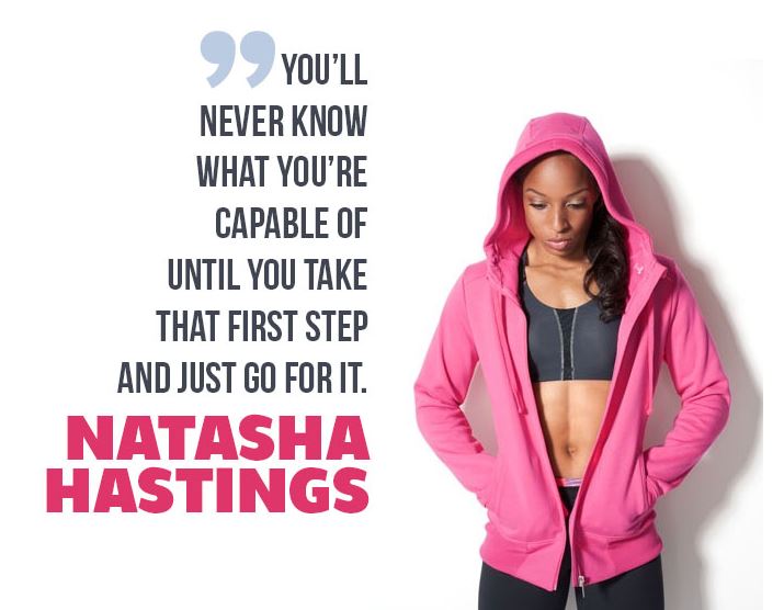 QUOTE OF THE WEEK - Natasha Hastings - 6 Weeks to Fitness